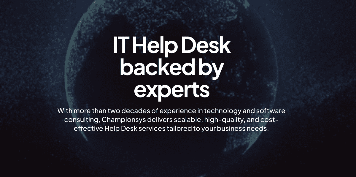 IT Help Desk Services | Championsys